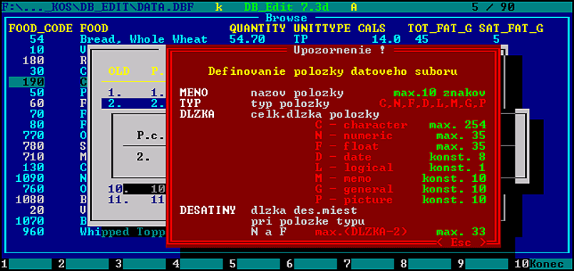 Db Edit Database Editor Rmsoft